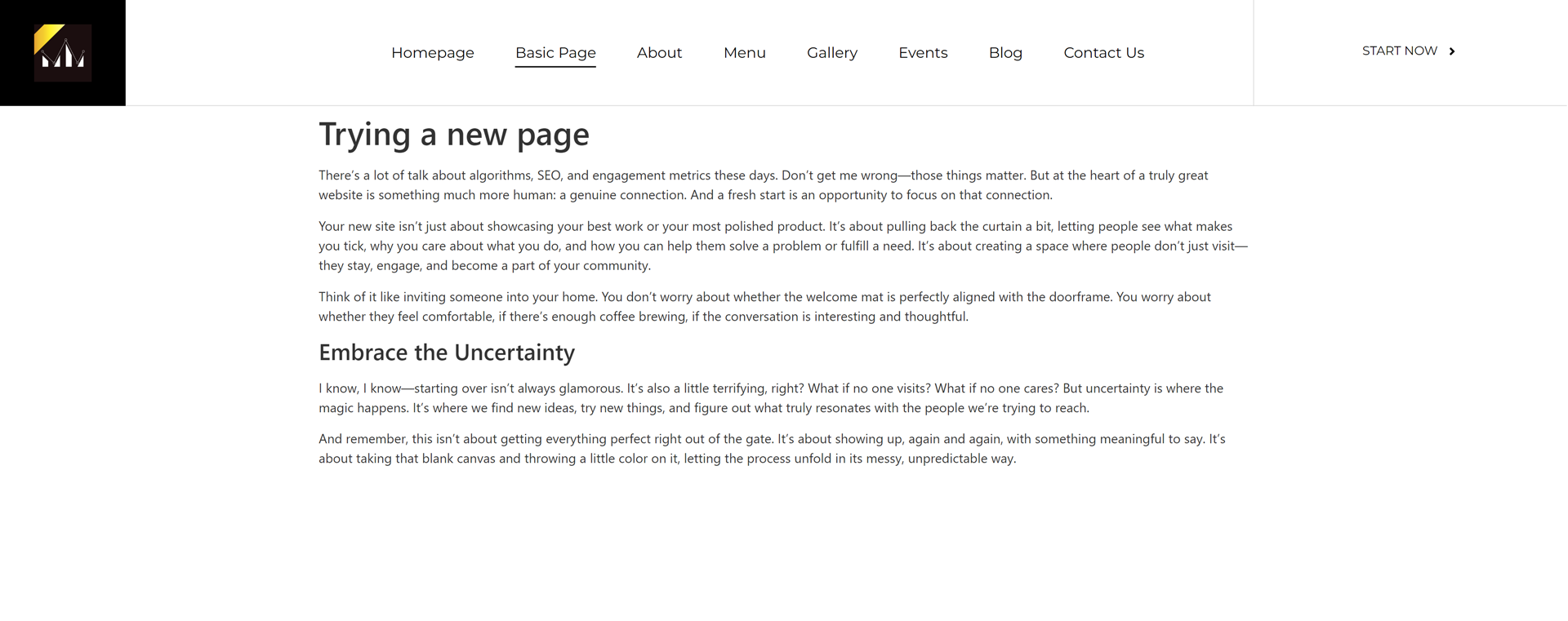 Learning - How to edit the Basic Page | AISQbusiness